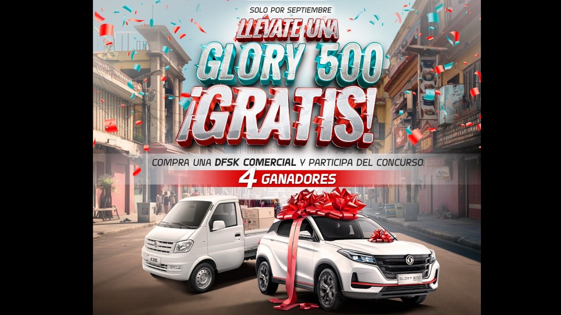 DFSK anuncia sorteo de 4 Glory 500 para todo el público - ::: Nitro Digital